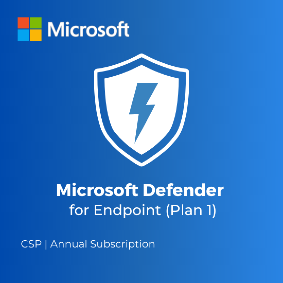 Microsoft Defender for Endpoint P1 Yearly