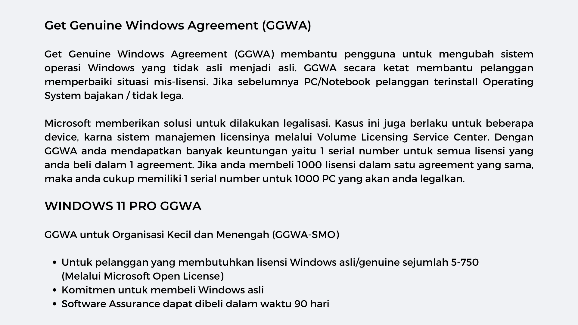 Windows 11 Pro GGWA